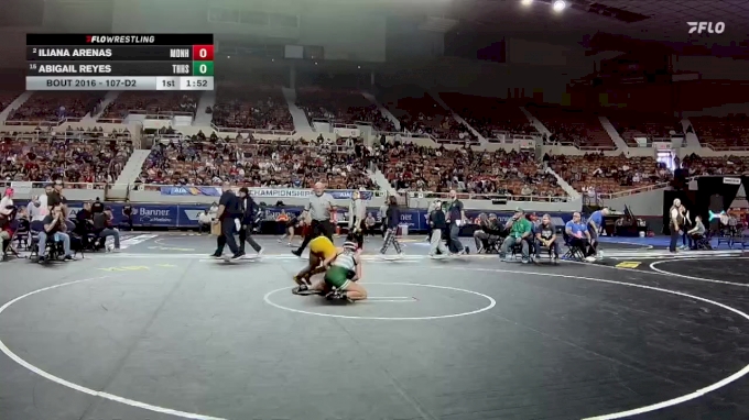 107-D2 Champ. Round 1 - Abigail Reyes, Thatcher HS vs Iliana Arenas ...