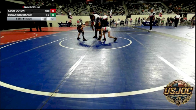 49 lbs Semifinal - Keon Ooton, Prodigy Elite Wrestling vs Logan ...
