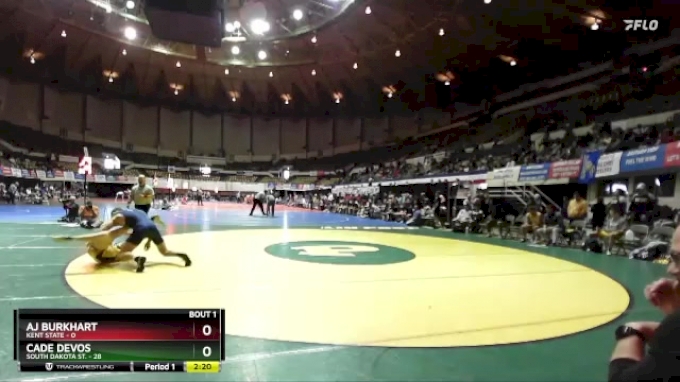 174 lbs Finals (2 Team) - AJ Burkhart, Kent State vs Cade DeVos, South ...