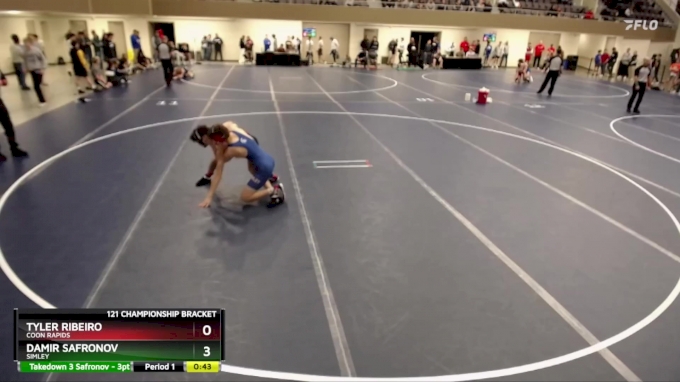 121 Championship Bracket Cons. Round 3 - Tyler Ribeiro, Coon Rapids vs ...