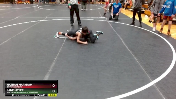 64 lbs Round 1 - Lane Meyer, Northeast Georgia Mat Monstars vs Nathan ...