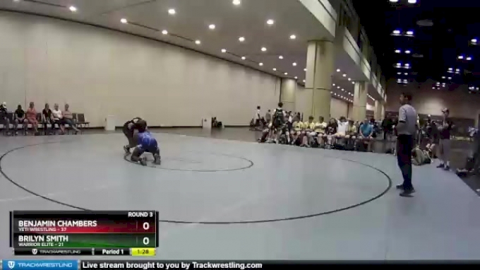 195 lbs Round 3 (10 Team) - Brilyn Smith, Warrior Elite vs Benjamin ...