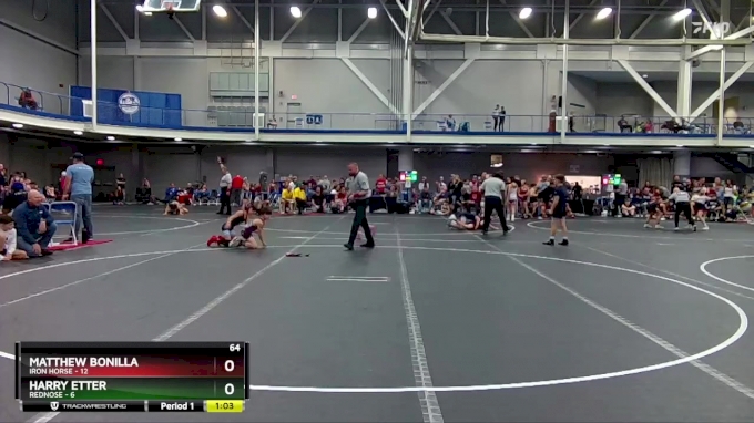 64 lbs Round 2 (8 Team) - Matthew Bonilla, Iron Horse vs Harry Etter ...