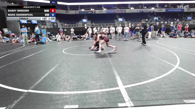 106 lbs Final - Sandy Breeden, MoWest Fire Dragons vs Mara Vanderpool ...