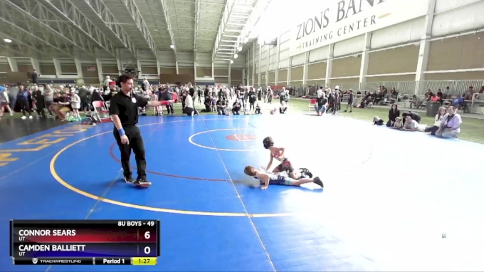 49 lbs Cons. Round 2 - Connor Sears, UT vs Camden Balliett, UT