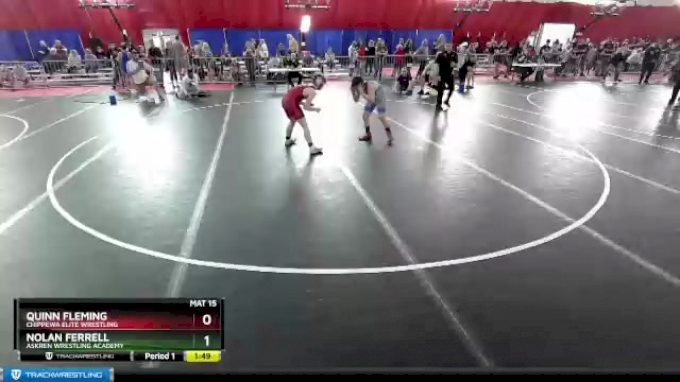 135 lbs Semifinal - Quinn Fleming, Chippewa Elite Wrestling vs Nolan ...
