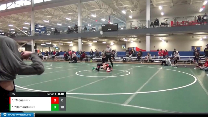 65 lbs Placement Matches (8 Team) - *Grady *Moos, Brecksville vs *Tyler ...