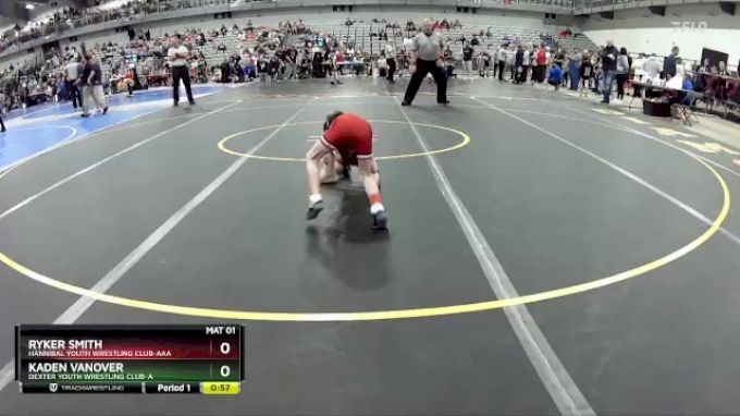 45 lbs Cons. Semi - Ryker Smith, Hannibal Youth Wrestling Club-AAA vs ...