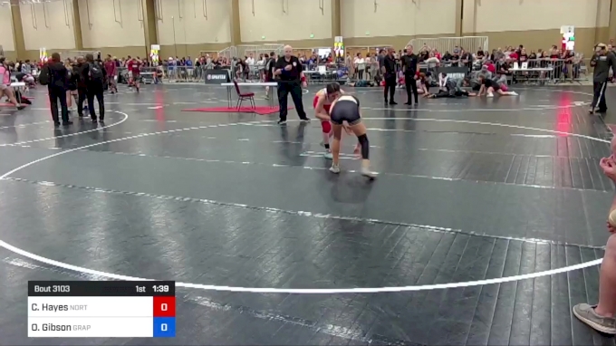 121 lbs 3rd Place - Cora Hayes, NorthSide WC vs Olivia Gibson ...