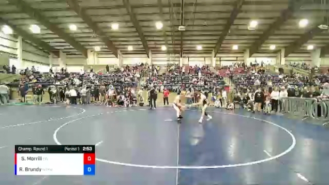 152 lbs Champ. Round 1 - Sam Morrill, Elite Wrestling vs Rhyley Brundy ...