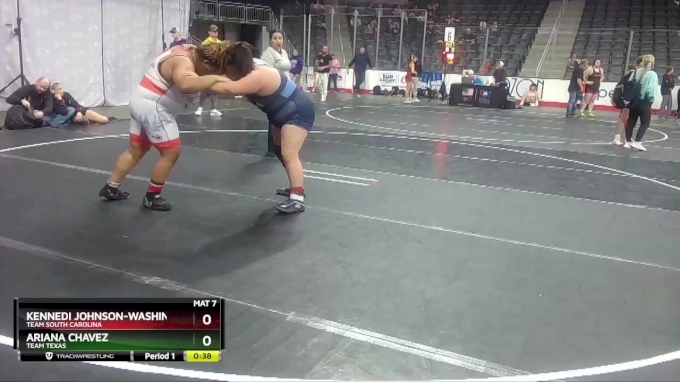 225 lbs Cons. Round 3 - Ariana Chavez, Team Texas vs Kennedi Johnson ...