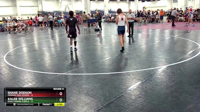 120 lbs Round 6 (10 Team) - Kaleb Williams, Eagle Empire Purple vs ...