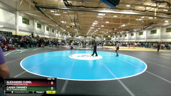 95 lbs Champ. Round 1 - Caden Swaney, Belle Fourche Broncs vs Alexander ...