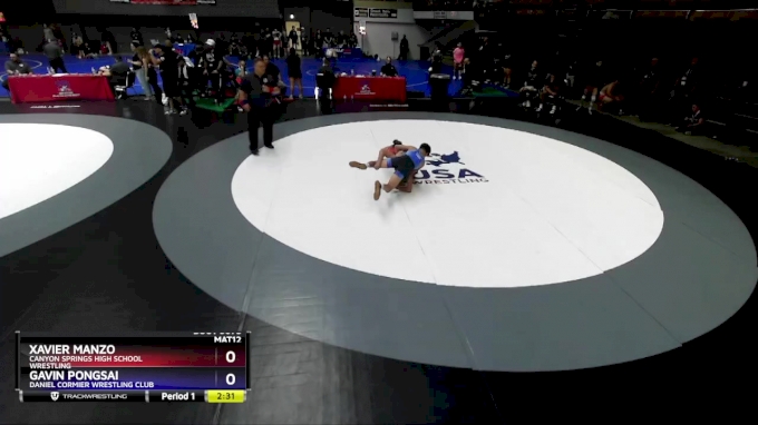 113 lbs Semifinal - Xavier Manzo, Canyon Springs High School Wrestling ...