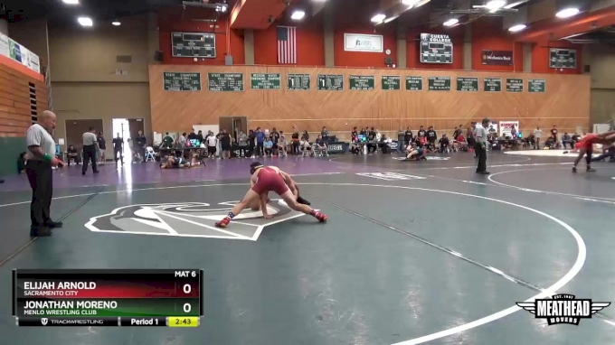 165 lbs Cons. Round 3 - Elijah Arnold, Sacramento City vs Jonathan ...