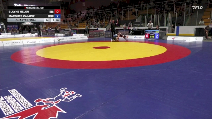 61kg (non-olympic) Quarterfinal - Blayne Helou, Hamilton Wrestling Club ...