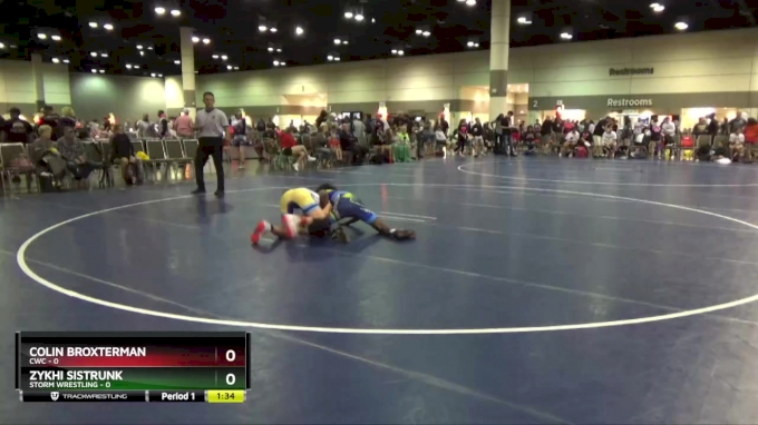 106 lbs Round 2 (6 Team) - Zykhi Sistrunk, Storm Wrestling vs Colin ...