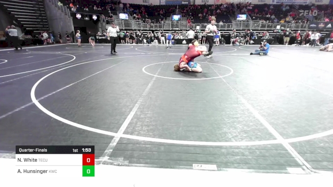 155 lbs Quarterfinal - Nicholas White, Tecumseh Take Down Club vs Ayden ...