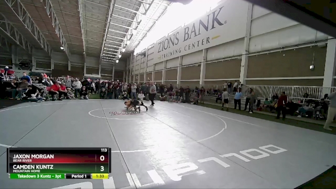 113 lbs Champ. Round 2 - Camden Kuntz, Mountain Home vs Jaxon Morgan ...