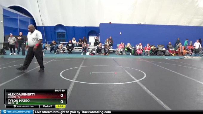 100 lbs Round 8 (10 Team) - Alex Daugherty, Bandits vs Tyson Mateo, Terps