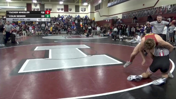 165 lbs Quarterfinal - Colin Sesker, Clarion-Goldfield-Dows vs Tucker ...