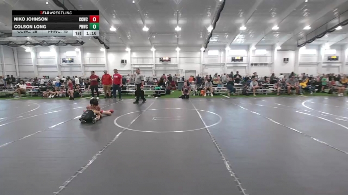 80 lbs Round 4 (10 Team) - Niko Johnson, Capital City WC vs Colson Long ...