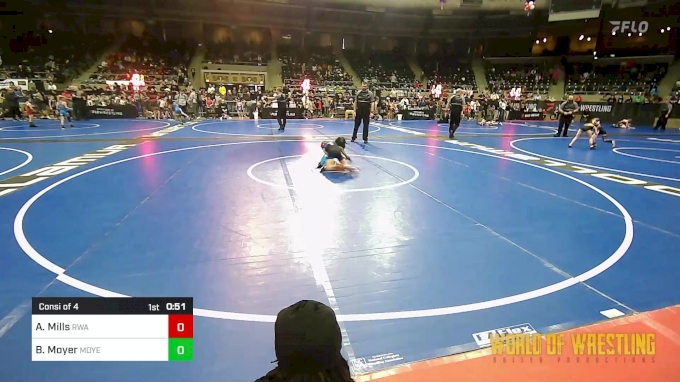 61 lbs Consi Of 4 - Aviyahn Mills, Roundtree Wrestling Academy vs ...