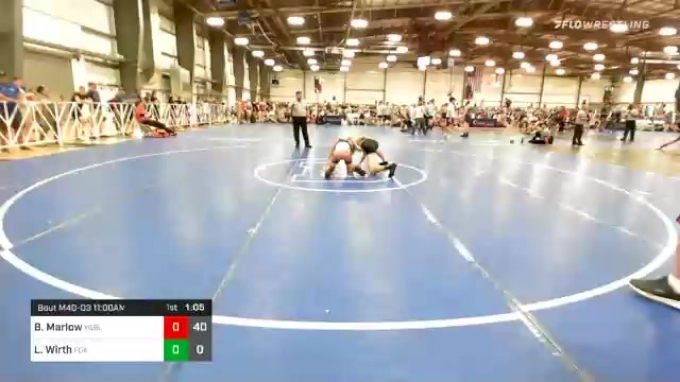 119 lbs Prelims - Bode Marlow, Young Guns Blue vs Luke Wirth, FCA Wrestling