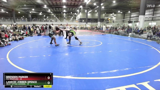 215 lbs Round 2 (4 Team) - Brenden Parker, FCA WRESTLING vs Landon ...