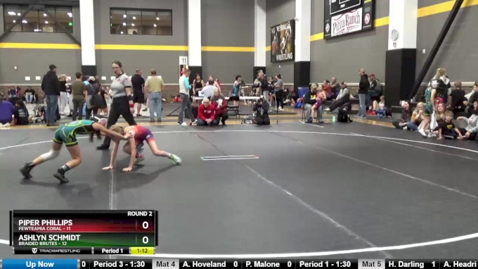 73 lbs Round 2 (4 Team) - Piper Phillips, FEWTeamIA Coral vs Ashlyn ...