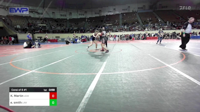 150 lbs Consi Of 8 #1 - Karlyn Martin, Union Girls JH vs Emily Smith ...