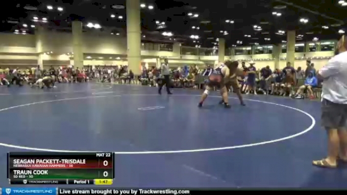 285 lbs Round 6 (10 Team) - Traun Cook, SD Red vs Seagan Packett ...