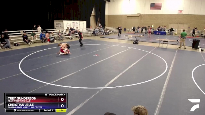 126 lbs 1st Place Match - Trey Gunderson, Peak Wrestling Club vs ...