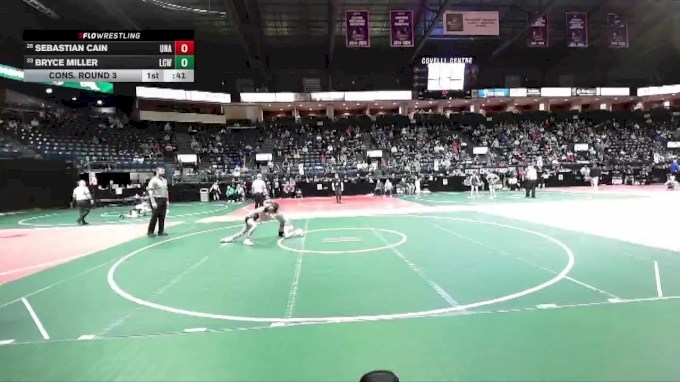96 lbs Cons. Round 3 - Bryce Miller, LCW3 vs Sebastian Cain, Unattached