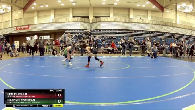 77 lbs Champ. Round 2 - Leo Murillo, Steller Trained Wrestling vs ...