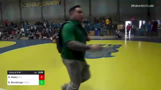 185 lbs Consi Of 8 #1 - Robert Maley, San Clemente vs Ben Bomberger, Poway