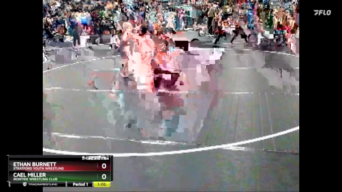 64 lbs Round 2 - Ethan Burnett, Stratford Youth Wrestling vs Cael ...