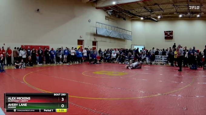 144 lbs Champ. Round 3 - Avery Lane, Dundee vs Alex Mickens, Olentangy ...