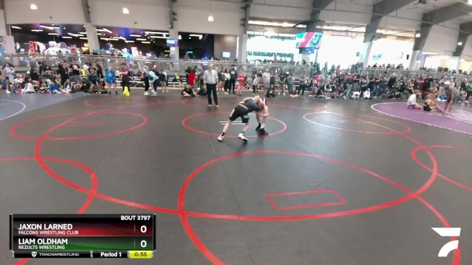 85 lbs Cons. Round 2 - Liam Oldham, ReZults Wrestling vs Jaxon Larned ...