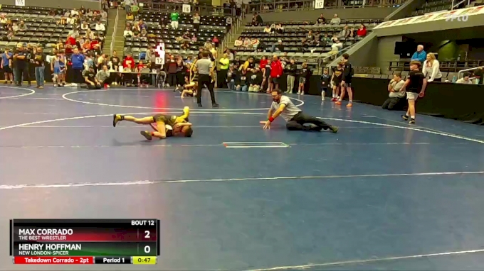 55 lbs Champ. Round 1 - Max Corrado, The Best Wrestler vs Henry Hoffman ...