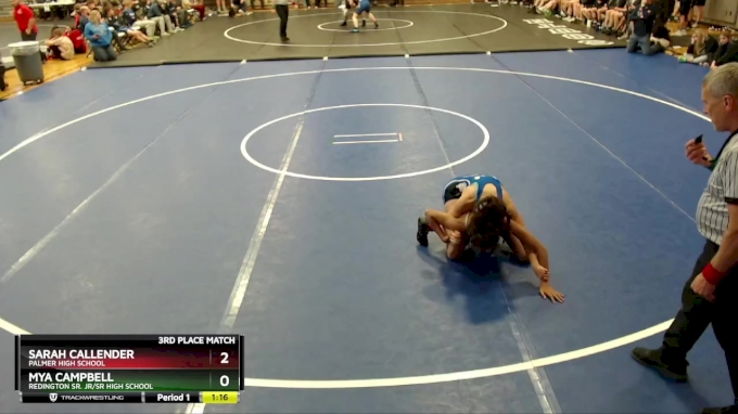 126G 3rd Place Match - Sarah Callender, Palmer High School vs Mya ...