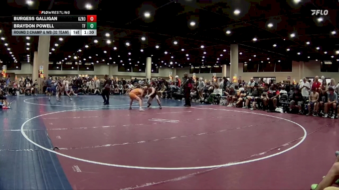 126 lbs Round 2 Champ & Wb (32 Team) - Burgess Galligan, Ground Zero WC ...