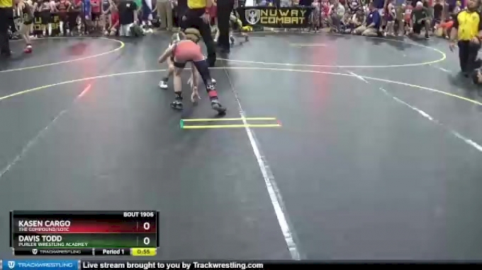56 lbs Champ. Round 1 - Kasen Cargo, The Compound/SOTC vs Davis Todd ...