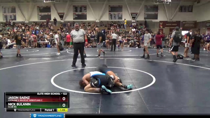 122 lbs Champ. Round 1 - Jason Saenz, Cataline`s WildCat Wrestling C vs ...