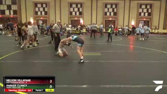 72 lbs Round 3 (6 Team) - Nelson Villafane, Mat Assassins Black vs ...