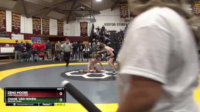 144 lbs Cons. Round 5 - Chase Van Hoven, Brooke Point vs Zeno Moore ...