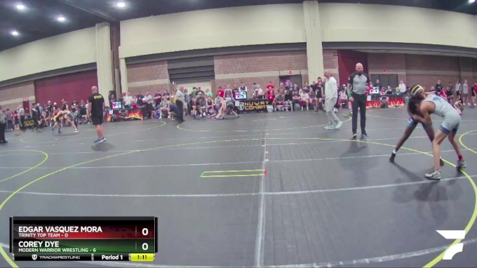 117 lbs Round 1 (6 Team) - Edgar Vasquez Mora, Trinity Top Team vs ...