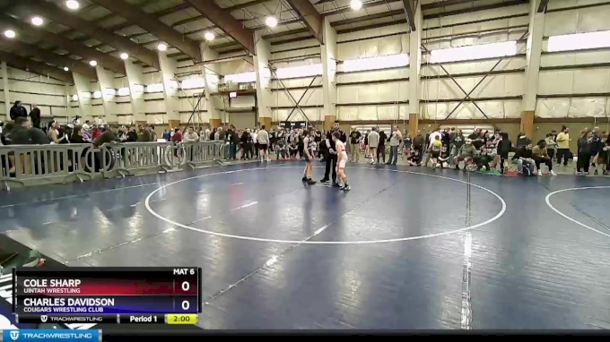 98 lbs Cons. Semi - Cole Sharp, Uintah Wrestling vs Charles Davidson ...
