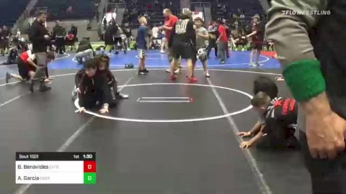 77 lbs Quarterfinal - Brandon Benavides, Extreme Heat WC vs Asher ...