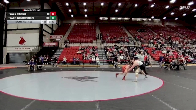165 lbs Champ. Round 1 - Jace Fisher, Newman vs Jack Golowenski ...